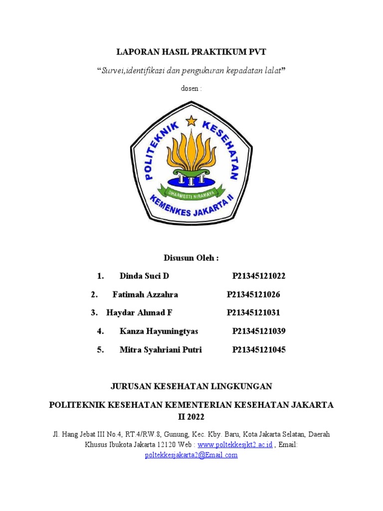 Survei Kepadatan Lalat di TPS Jelawe | PDF