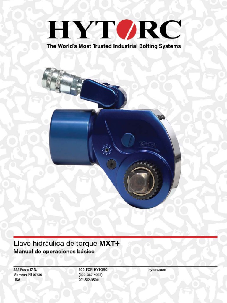 HYTORC MXT - PLUS Basic - Operations - Manual SP EMAIL 092021 | PDF
