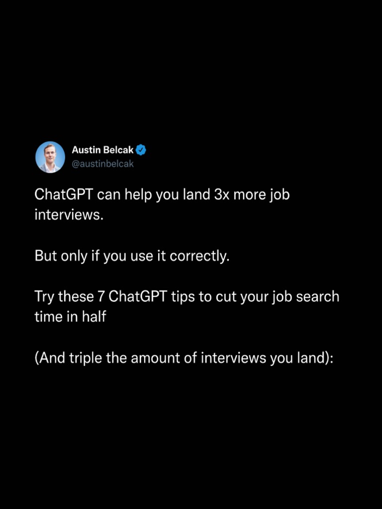7 Ways ChatGPT Can Accelerate Your Job Search | PDF