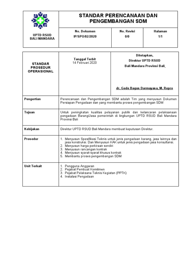 Perencanaan Dan Pengembangan SDM | PDF