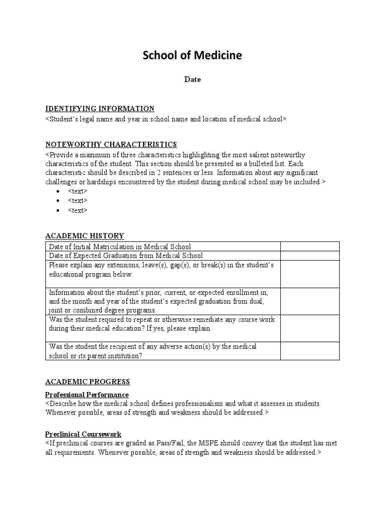 Student Performance Summary | PDF | Medical School | Public Services