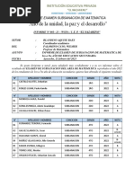 Modelo de Informe de Examen de Subsanacion | PDF