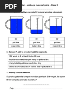 Sprawdzian Przyrodniczy Klasa 3 | PDF
