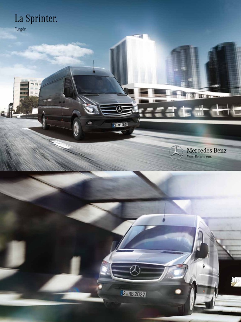 La Sprinter. Furgón. | PDF | Tracción en las cuatro ruedas | Neumático