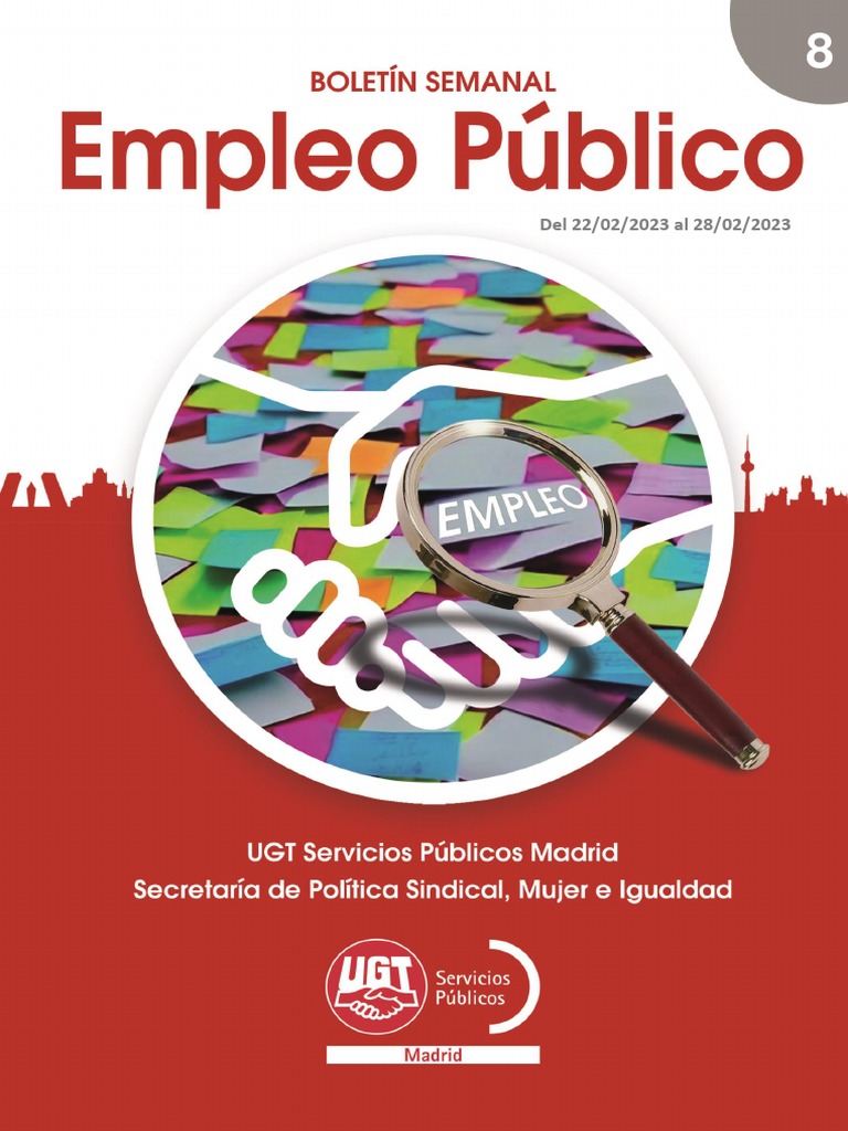 8-2023 Boletin Semanal de Empleo Publico Del 22-02-2023 Al 28-02-2023 ...
