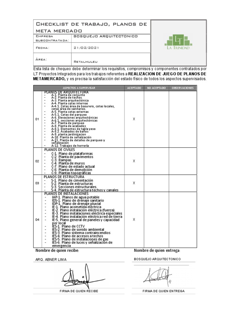 Check List | PDF | Madrid | Transporte ferroviario