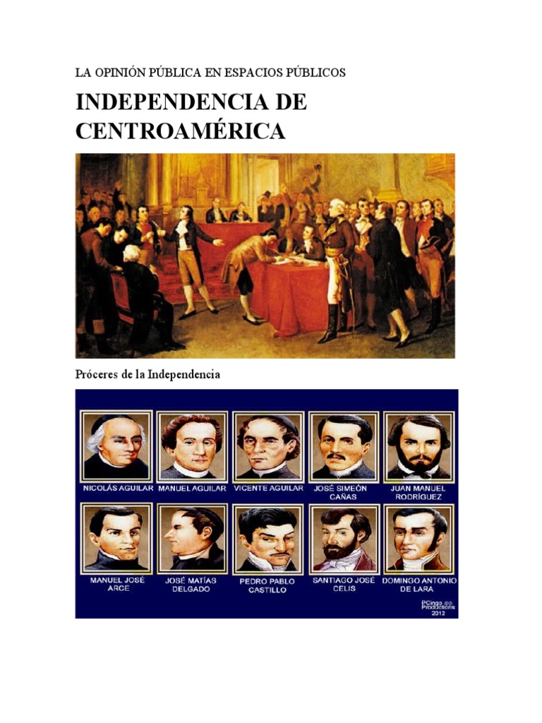 Resumen de la Independencia en Centroamérica | PDF | Derecho