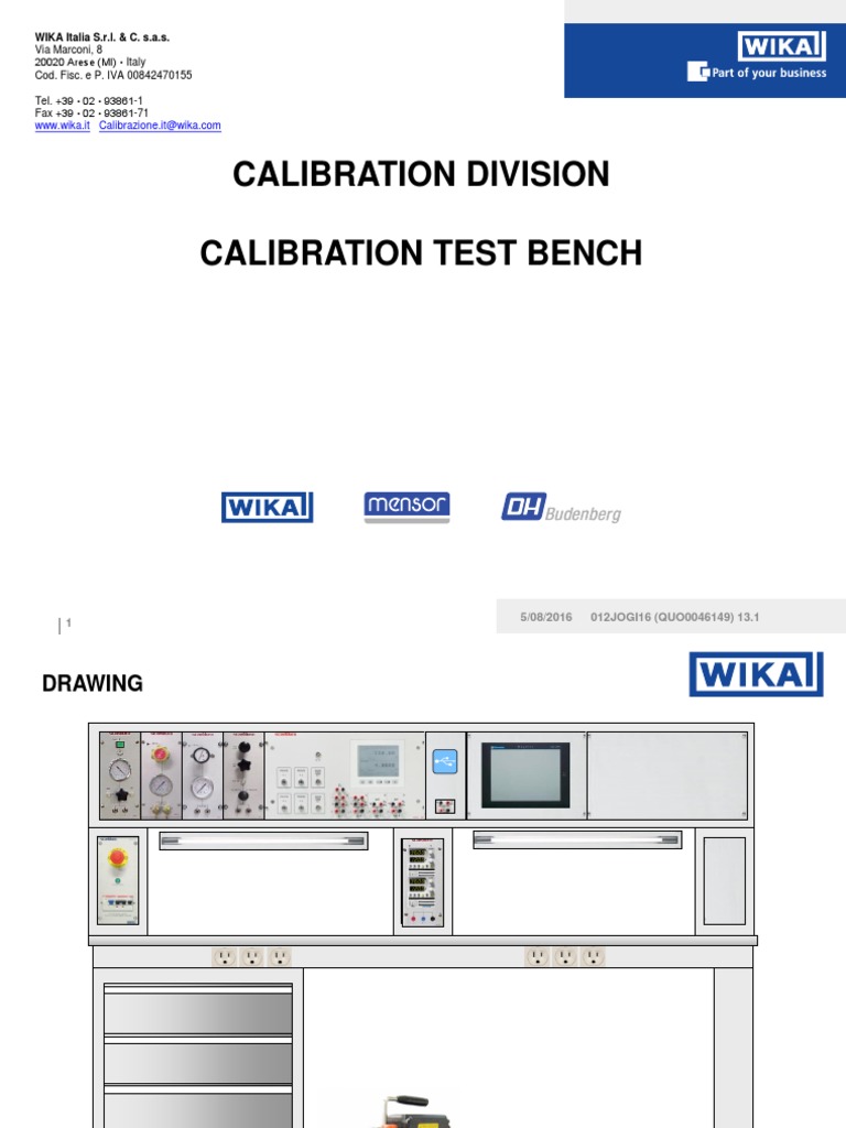 Calibration Test Bench | PDF | Ac Power Plugs And Sockets | Power Supply