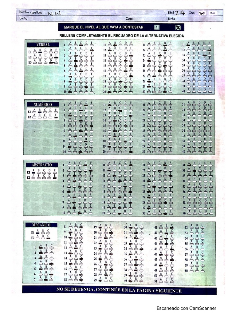 Anexo Hoja de Respuestas DAT-5-20200417145027 | PDF