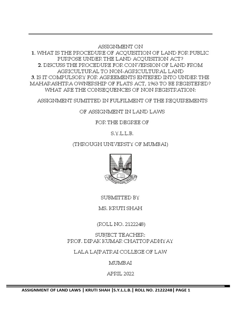 Land Laws | PDF | Eminent Domain | Government