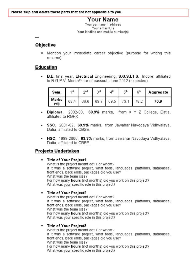Sample Resume | PDF | Thesis | Computing