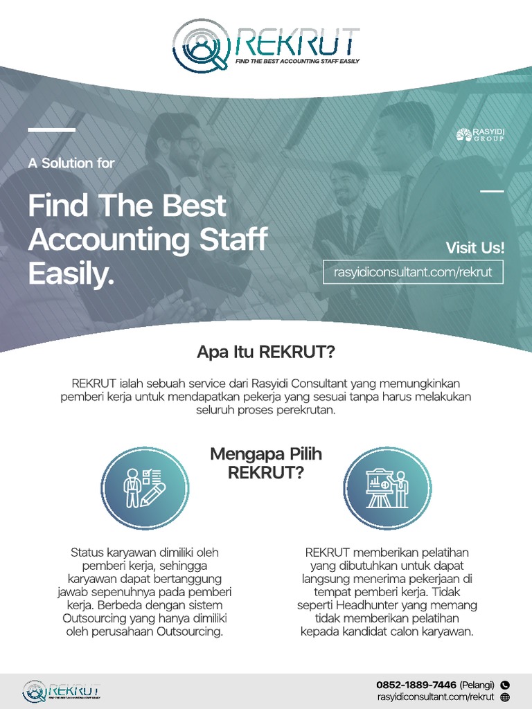 Flyer Rekrut by Rasyidi Consulting Group | PDF
