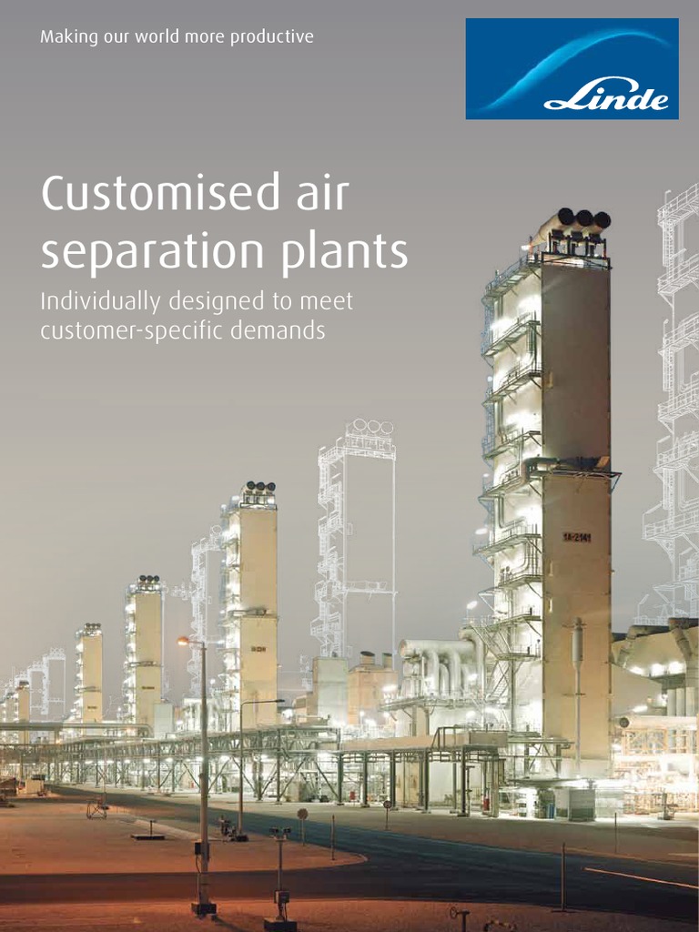 Linde PLC LE Brochure Customized Air Separation Plants 2020 EN 41271 RZ ...