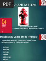 Fire Hydrant System NFPA 14 | PDF | Hydraulics | Firefighting