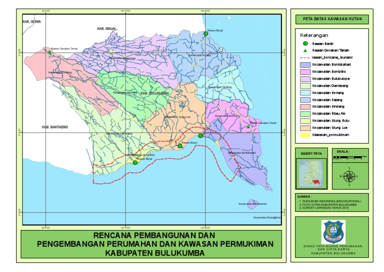 Peta Rawan Banjir Kabupaten Bulukumba | PDF