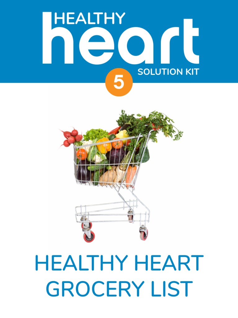 Healthy Heart Solution Kit - Grocery List - v01 | PDF