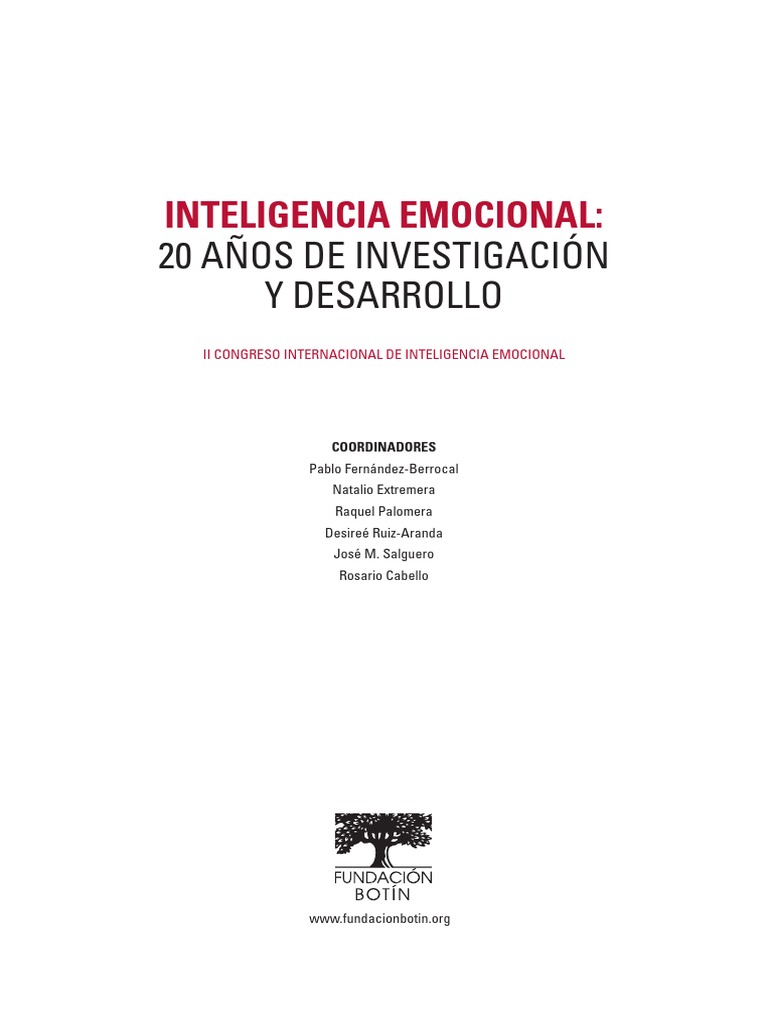 Intel I Gencia Emo C Ional | PDF | Inteligencia emocional | Las emociones