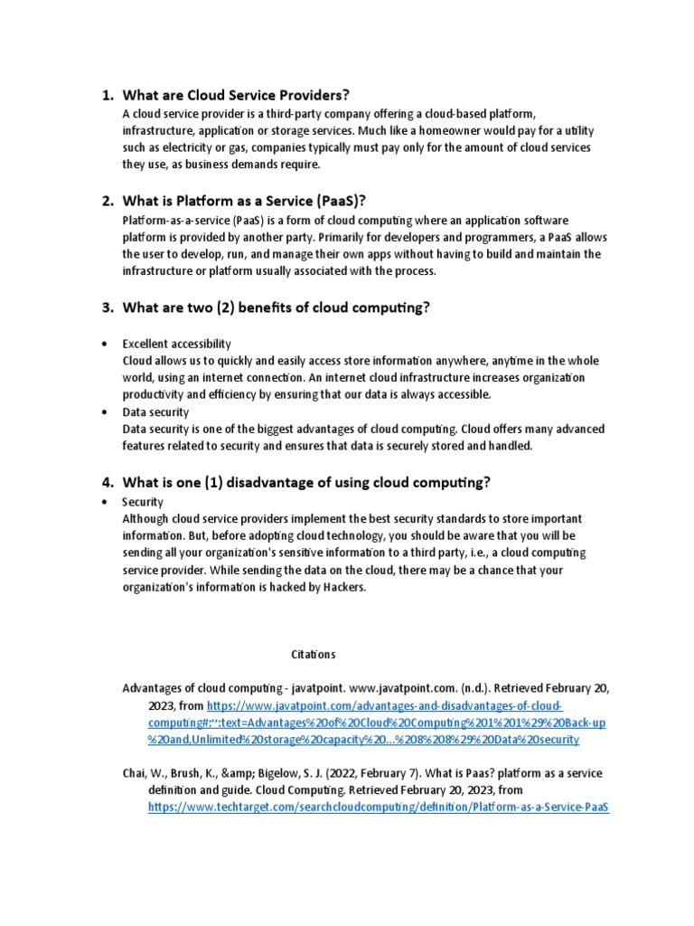 Cloud Computing Reserch | PDF | Cloud Computing | Platform As A Service