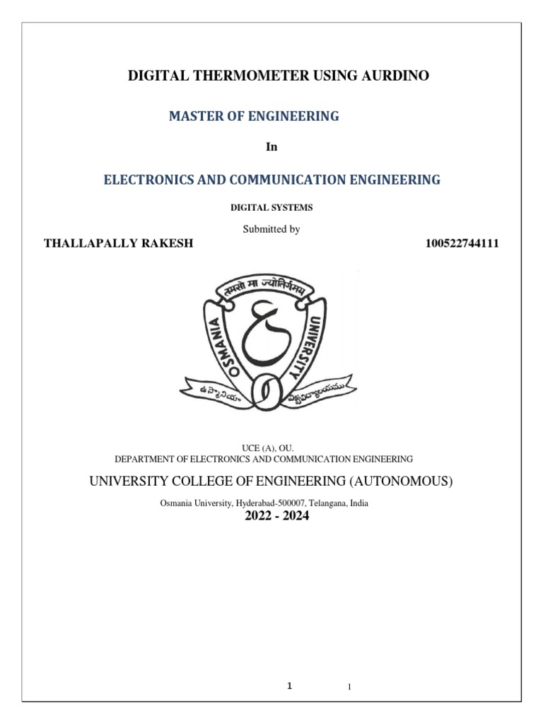 Rakesh | PDF | Arduino | Temperature
