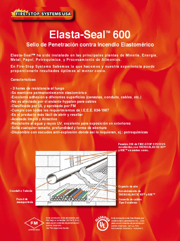 Elasta-Seal 600 | PDF | Ciencias fisicas | Materiales