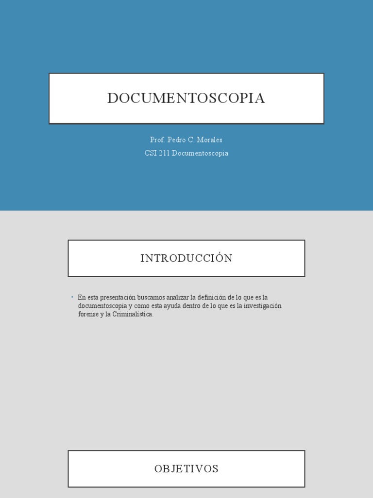 Análisis completo de la documentoscopia: definición, objetivos ...
