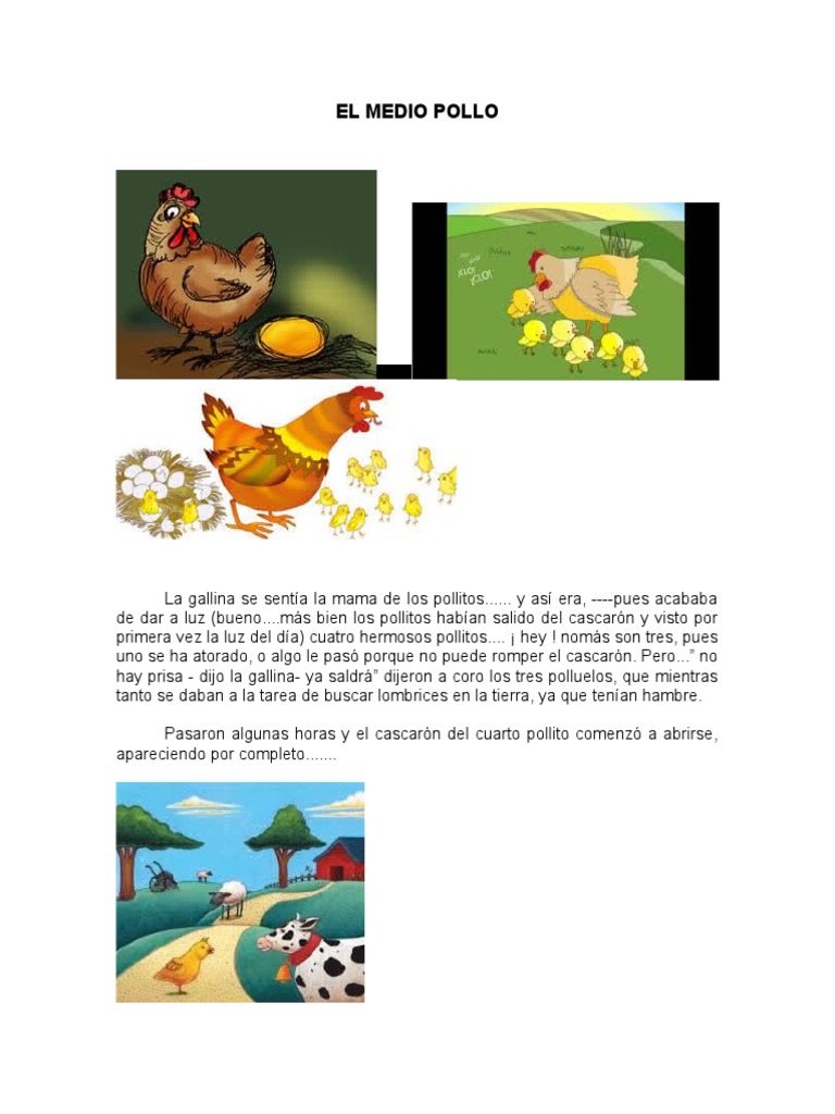 El Medio Pollo | PDF | Pollo