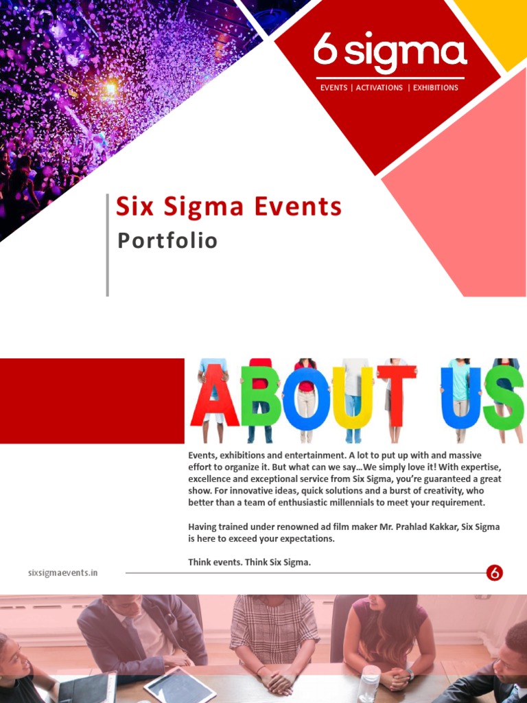 Six Sigma Activation & Events Portfolio | PDF | Brand | Marketing