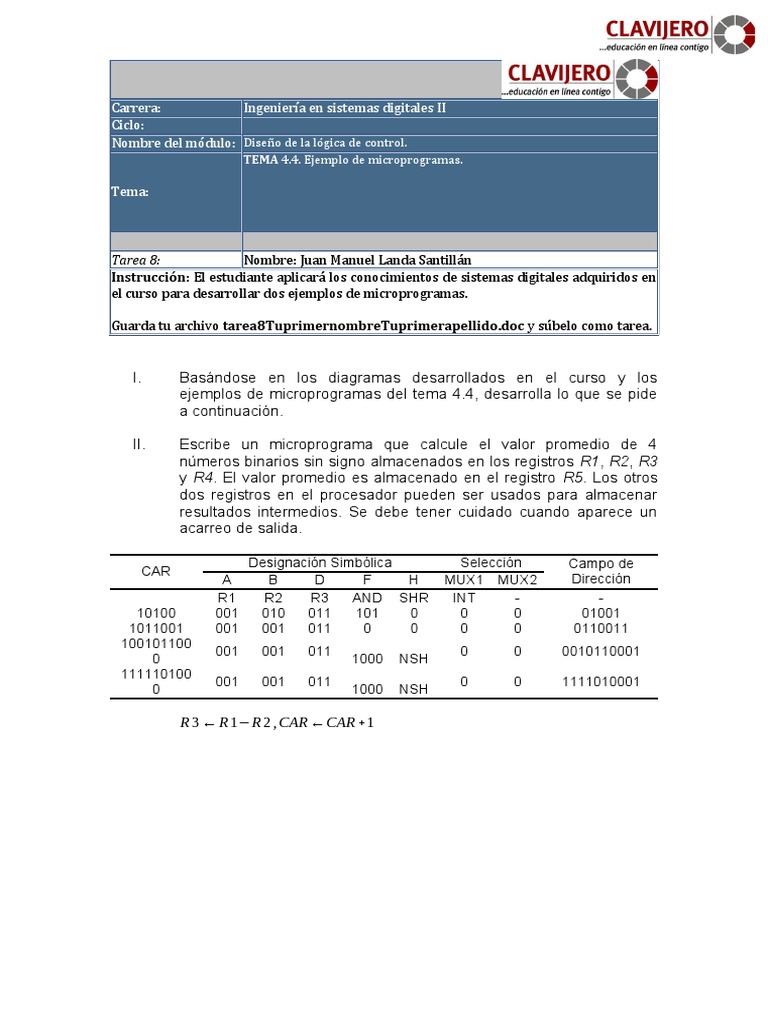 Tarea 8 Juan Landa | PDF | Multiplicación | Programación de computadoras
