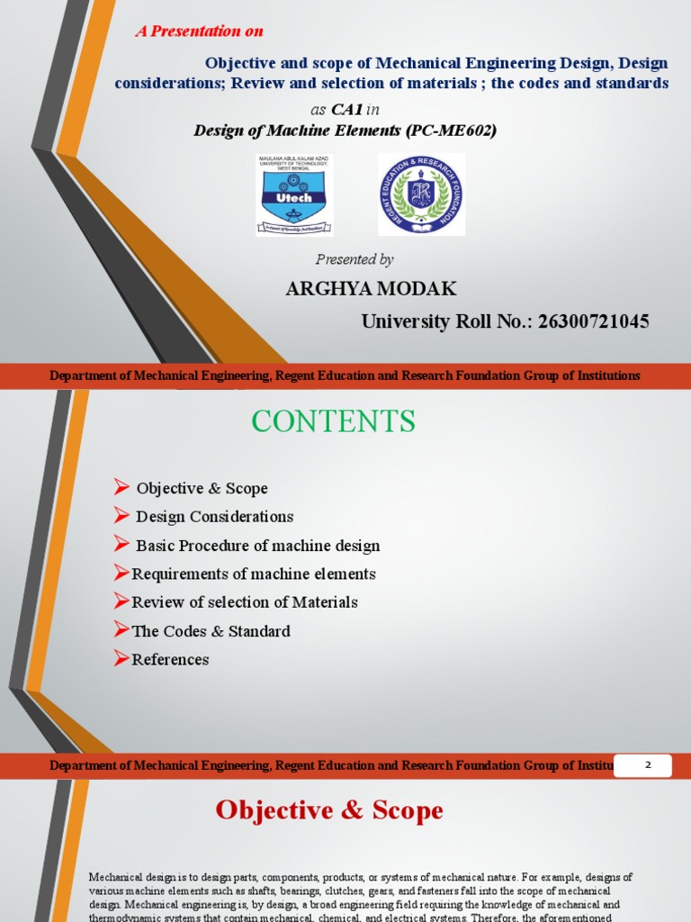 Design of Machine Elements | PDF | Stress (Mechanics) | Reliability Engineering