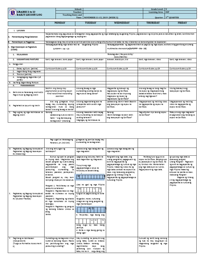 Esp 5 - Q3 - W3 DLL | PDF