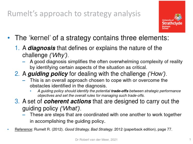Rumelts Approach To Strategy Analysis | PDF