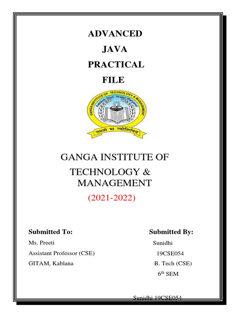 Sunidhi 19cse054 Aj Practical File Pdf Inheritance Object Oriented Programming Class
