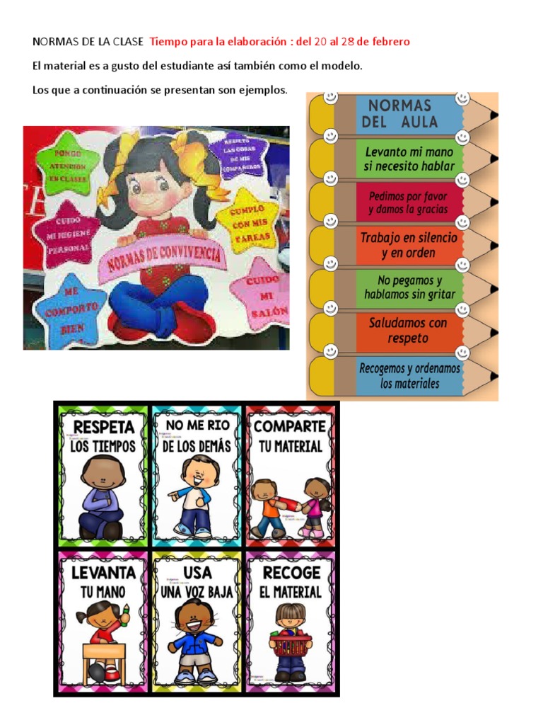 Normas de La Clase | PDF