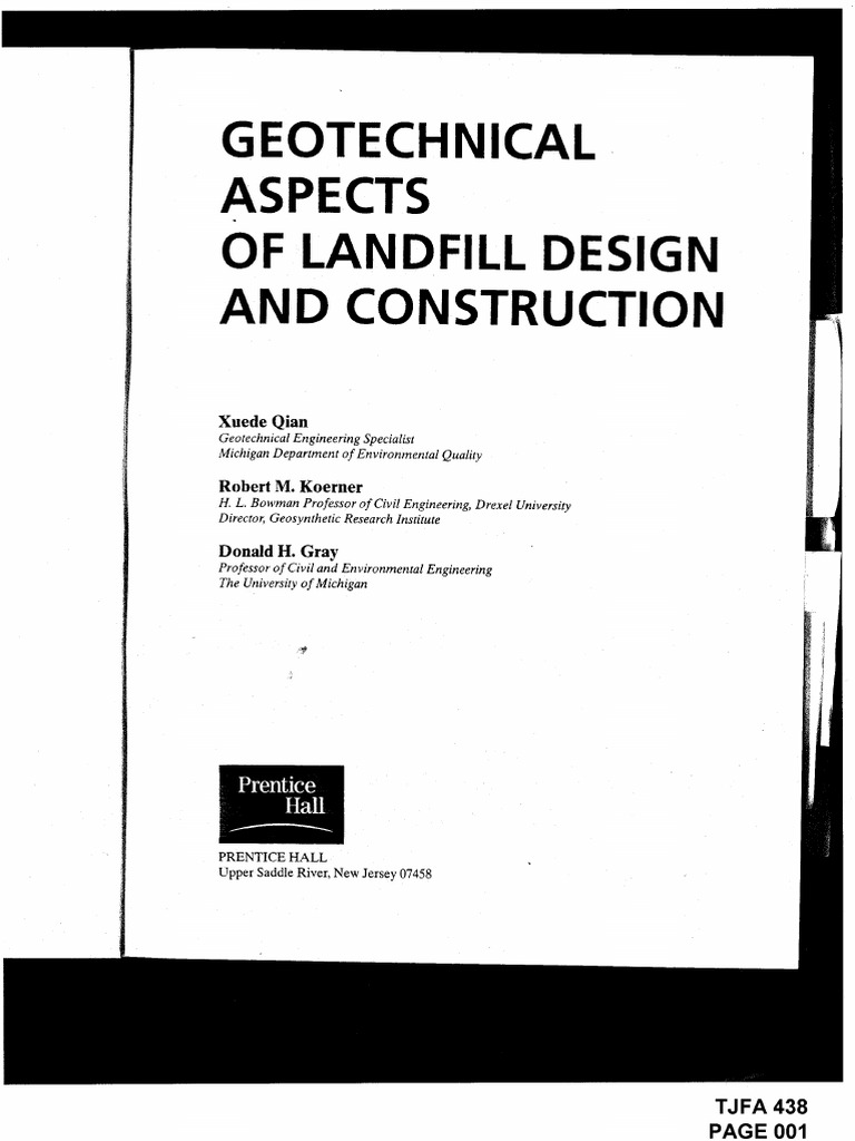 Geotechnical Landfill Design Insights | PDF | Landfill | Soil
