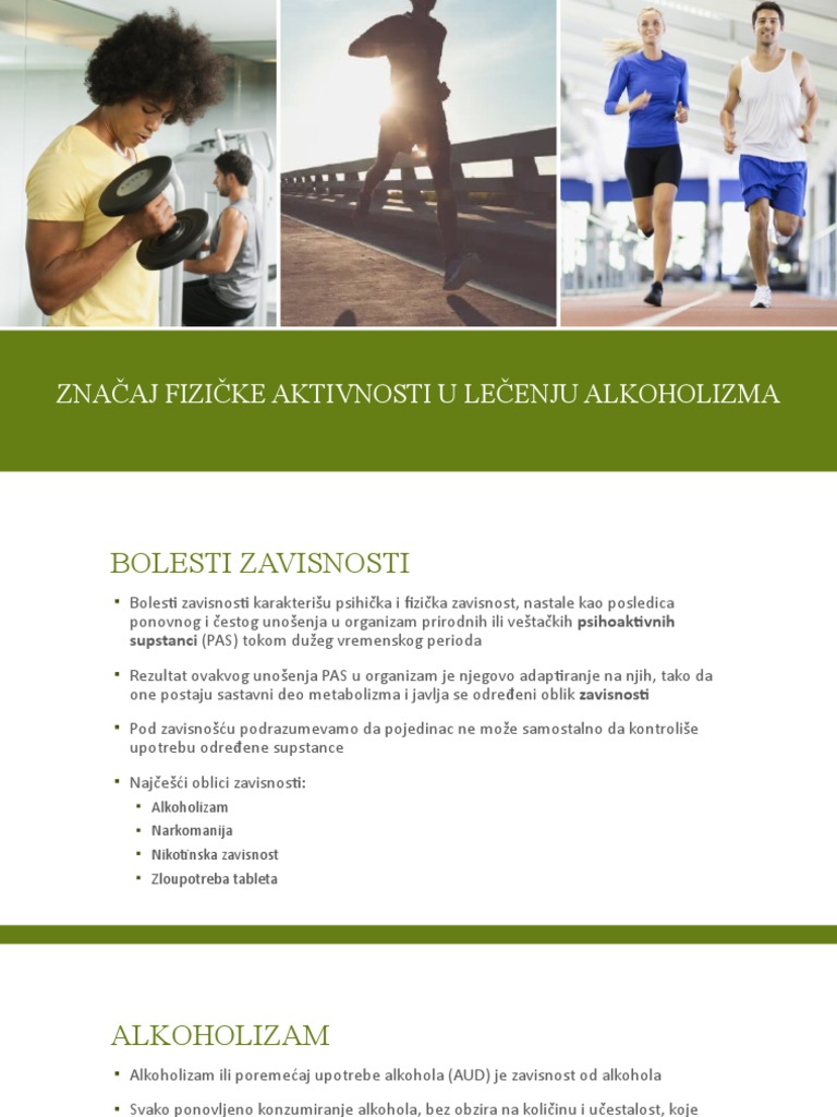 Fizicka Aktivnost I Alkoholizam | PDF
