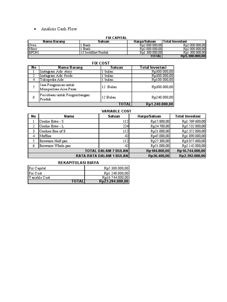 Analisis Cash Flow Pdf Corporations Payments