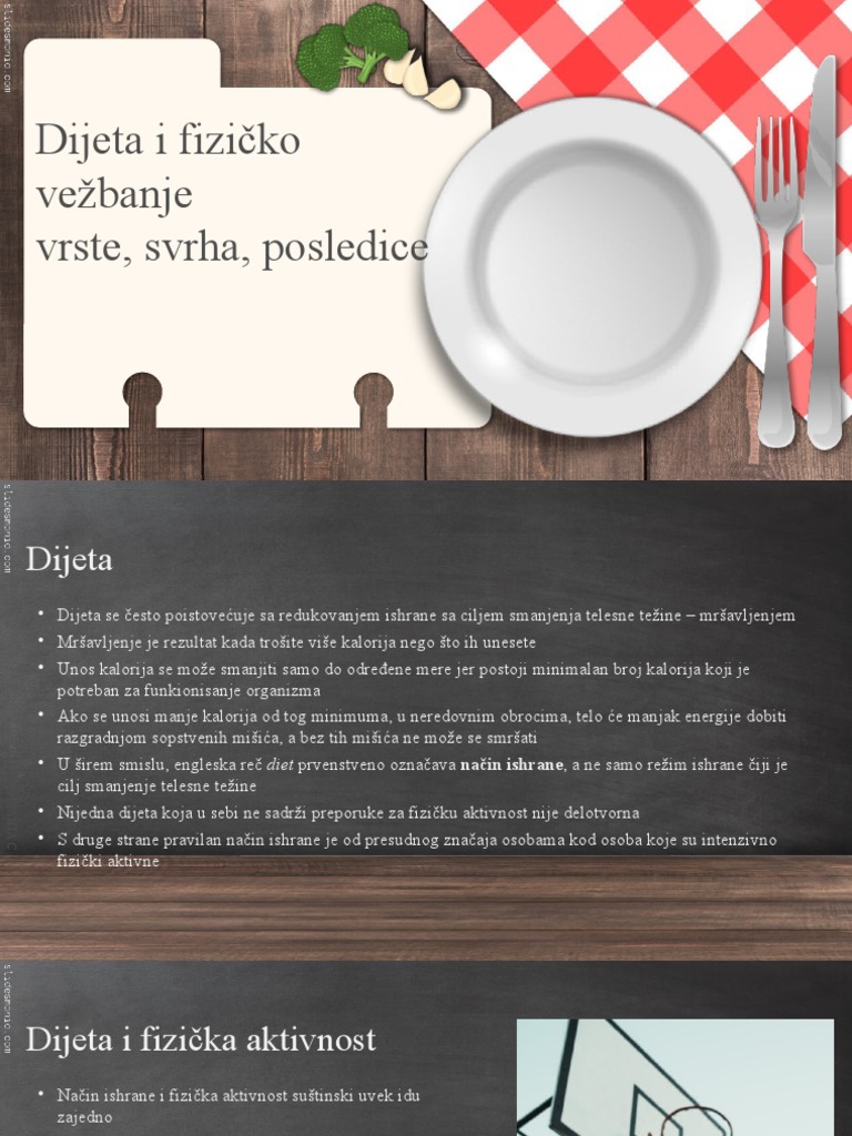 Dijeta I Fizicka Aktivnost | PDF