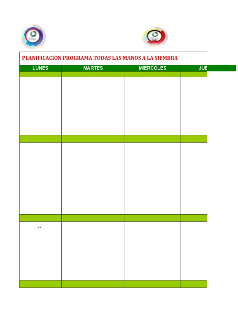 Planificación PTMS 2025 | PDF