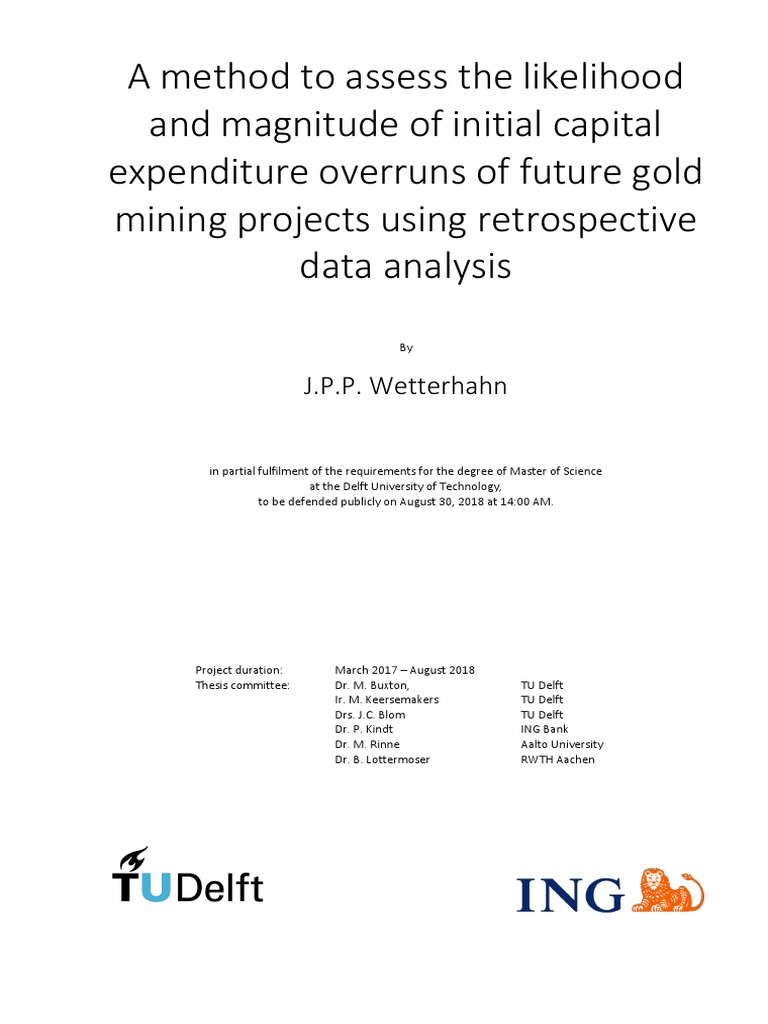 Metodo para Evaluar La Probabilidad de Costo de Capital | PDF | Feasibility Study | Mining