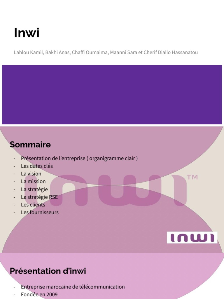 Inwi | PDF | Affaires