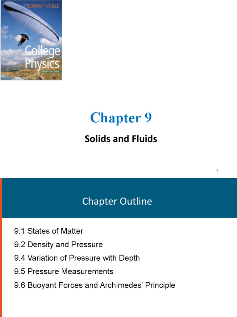 Chapter 9 Physics Introduction | PDF | Buoyancy | Pressure