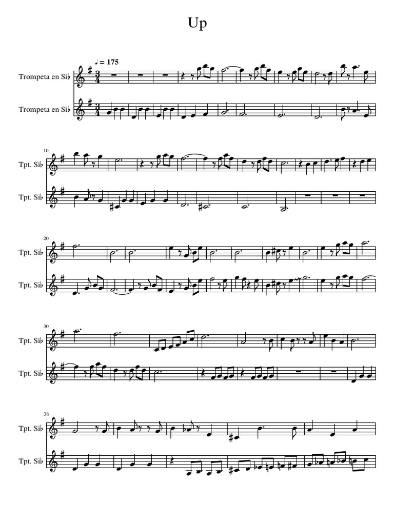 Up-Partitura y Partes | PDF