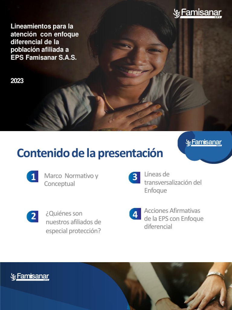 Lineamientos para La Atención Con Enfoque Diferencial IPS 2023 | PDF ...