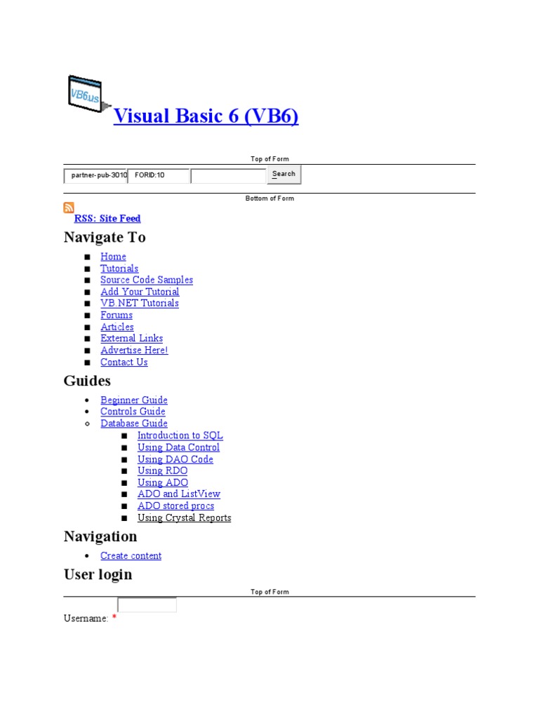Visual Basic 1 | PDF | Databases | Microsoft Access