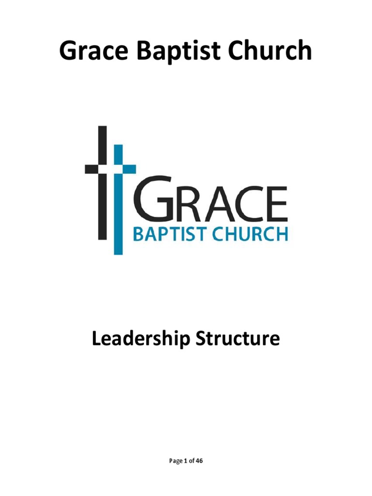 GBC Leadership Structure | PDF | Elder (Christianity) | Deacon