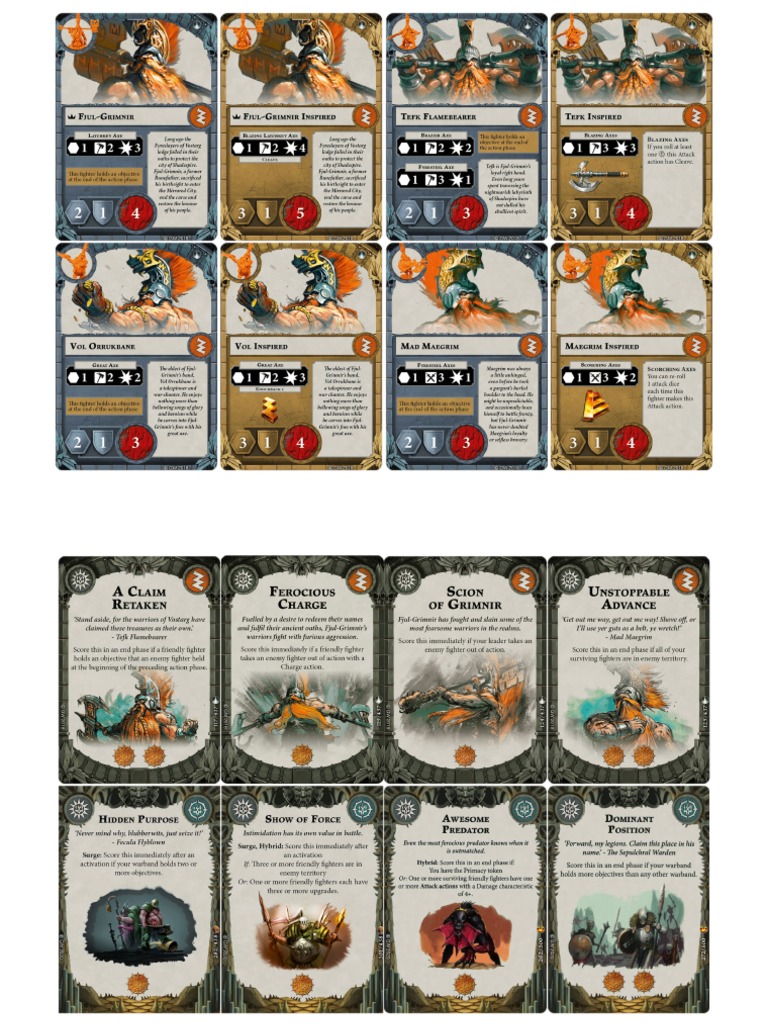 Chosen Axes Cards Overview | PDF | History