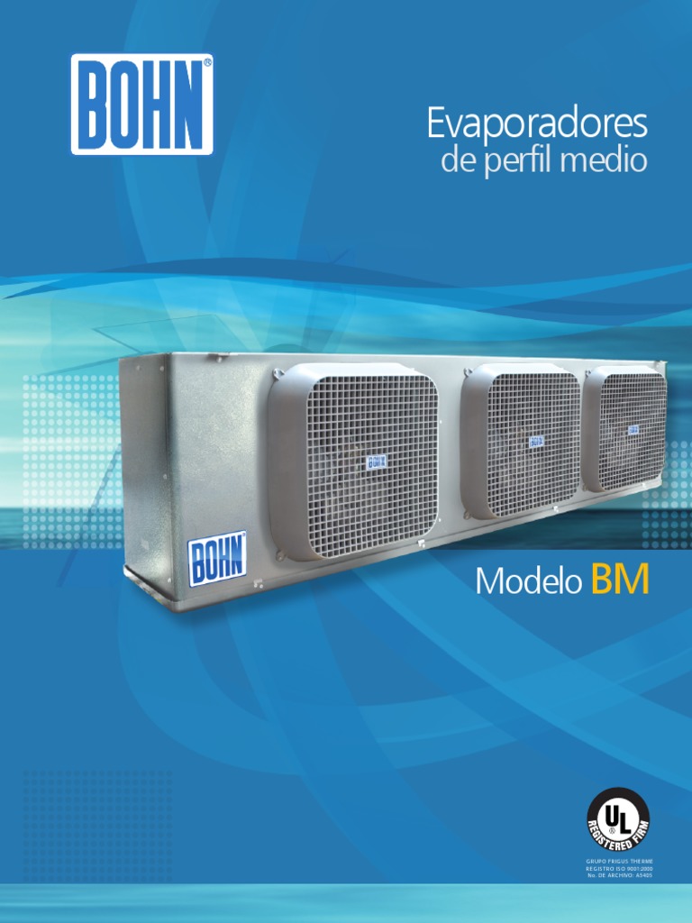 BCT 006 202 2 APM Evaporadores para Camaras Frigorificas de Perfil Medio BM | PDF