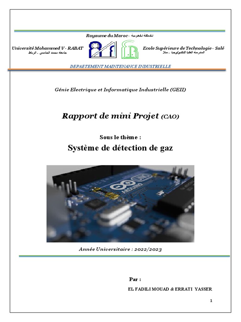 Mini Projet | PDF | Informatique | Électrotechnique