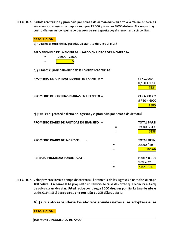 Ejercicios Parte 2 | PDF | Inventario | Inversiones