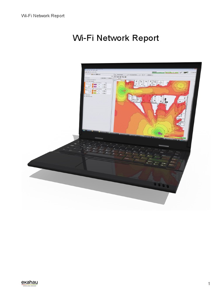 Ekahau Wi-Fi Network Report Template | PDF | Wireless Access Point | Wi Fi